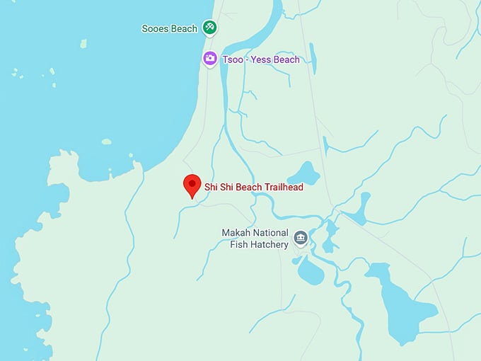 16. shi shi beach map