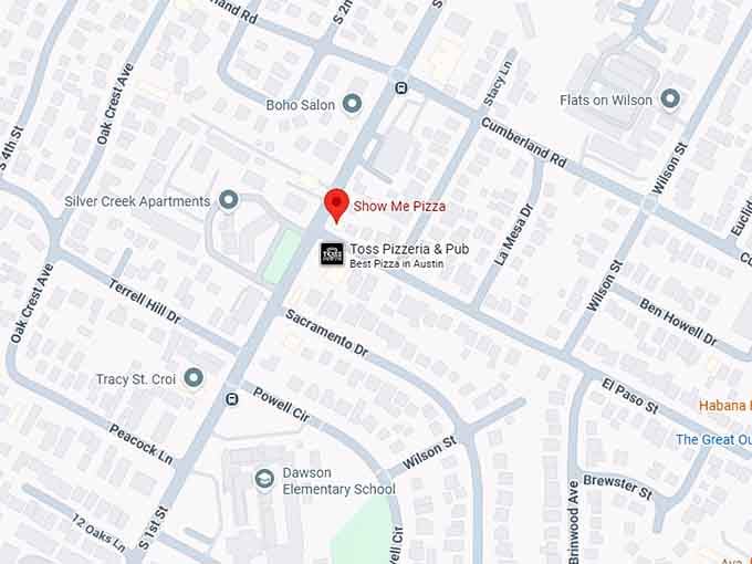 16. show me pizza map