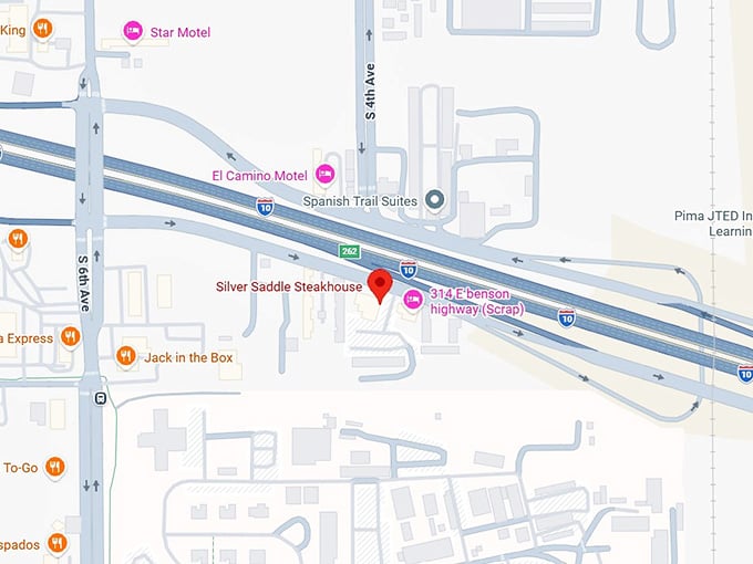 16. silver saddle steakhouse map