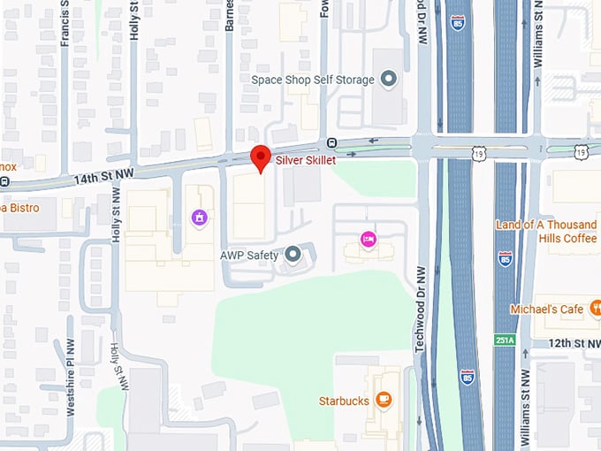 16. silver skillet map