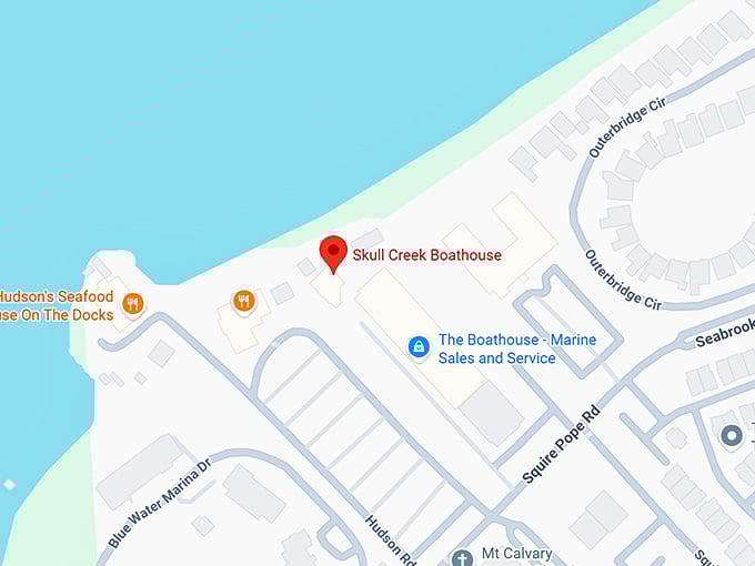 16. skull creek boathouse map