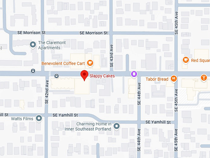 16. slappy cakes map