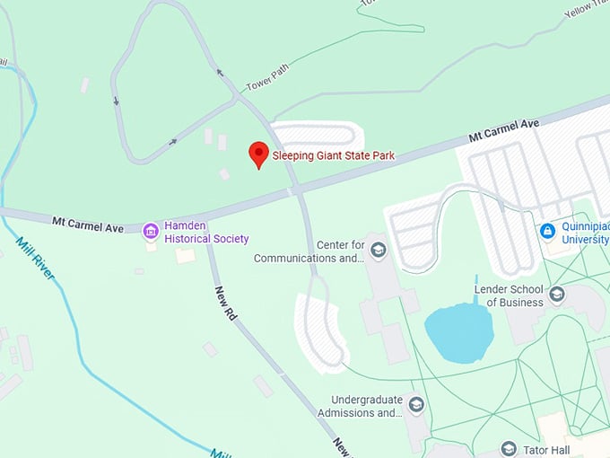 sleeping giant state park map