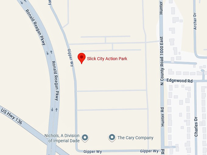 16. slick city action park map