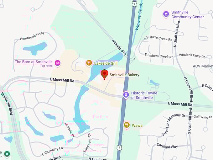 16. smithville bakery map