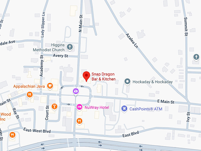 16. snap dragon bar & kitchen map