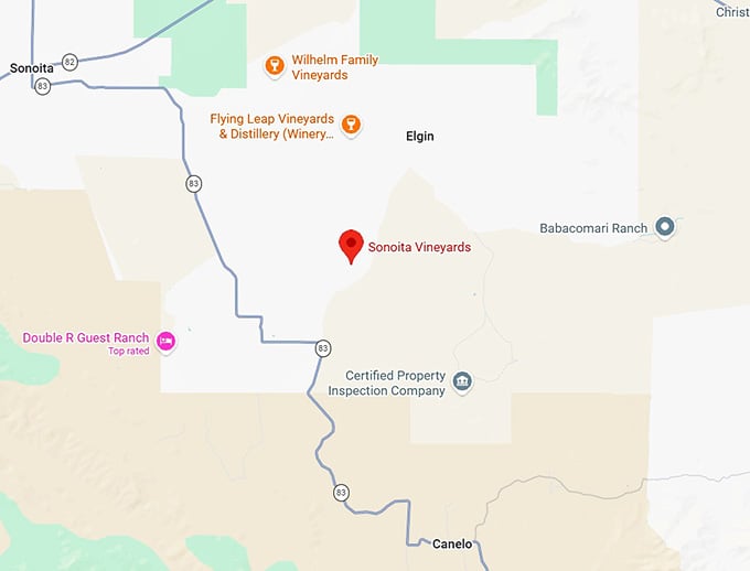 16. sonoita vineyards map