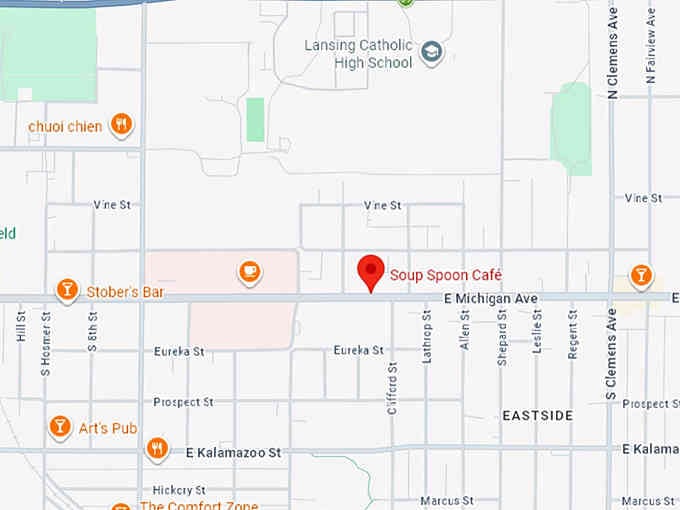 16. soup spoon cafe map