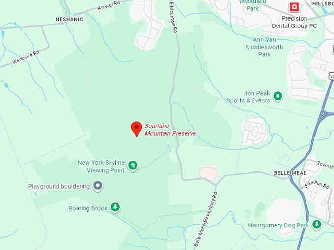 16. sourland mountain preserve map
