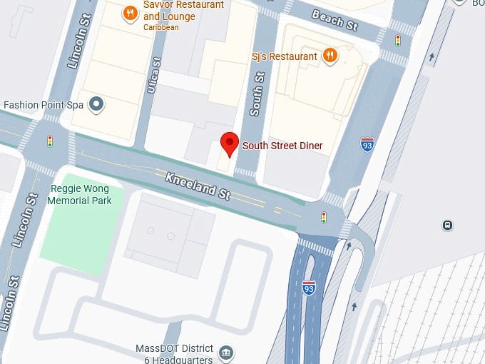 16. south street diner's map