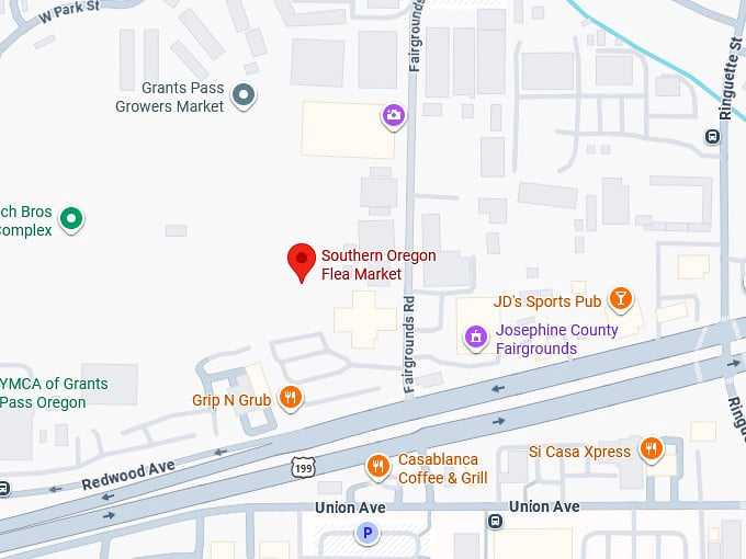 16. southern oregon flea market map