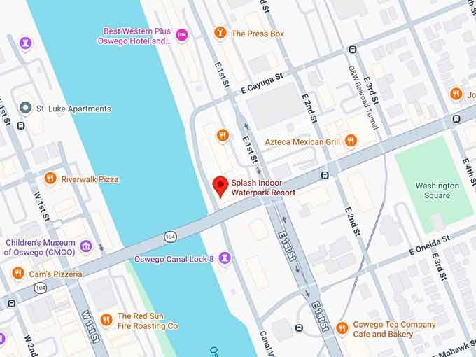 16. splash indoor waterpark resort map