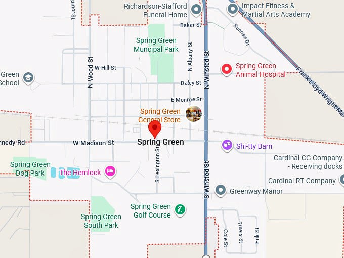 16. spring green map