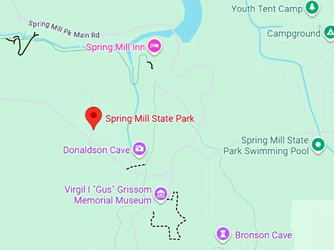 16. spring mill state park map