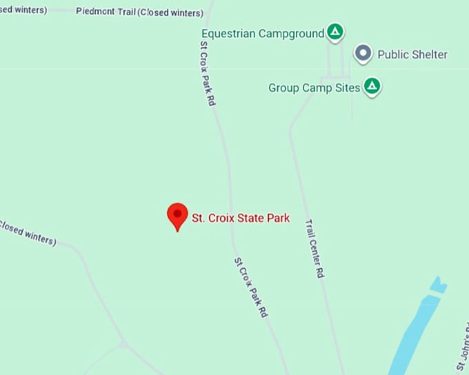 16. st. croix state park map