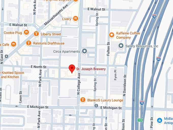 16. st. joseph brewery map