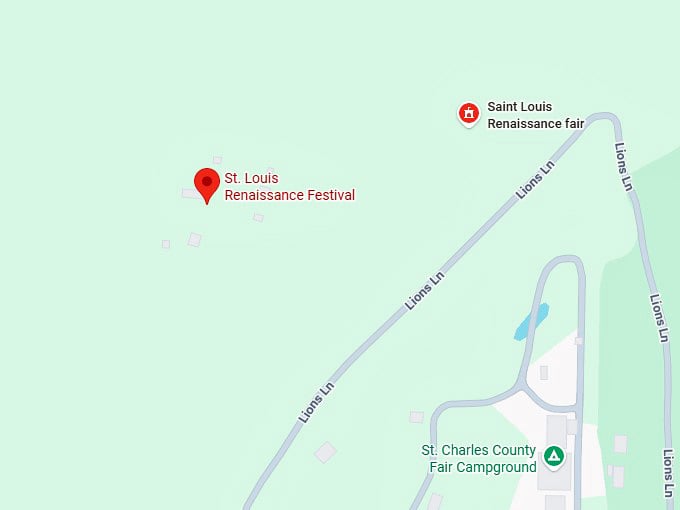 16. st. louis renaissance festival map