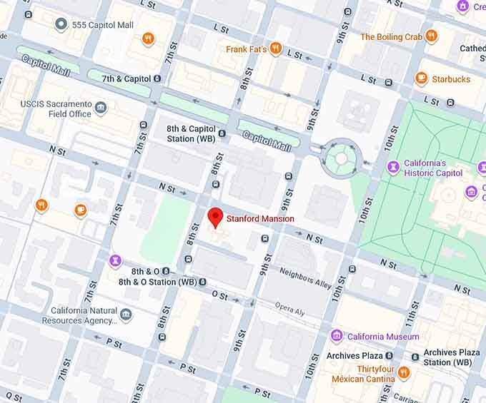 16. stanford mansion map