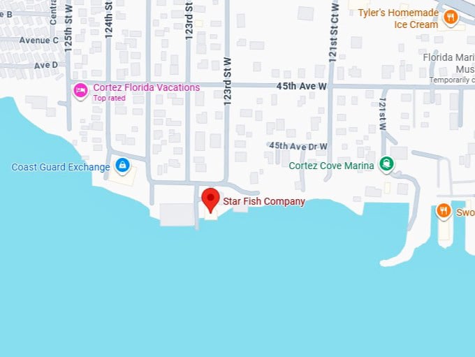 16. star fish company's map