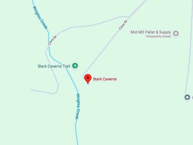 16. stark caverns map