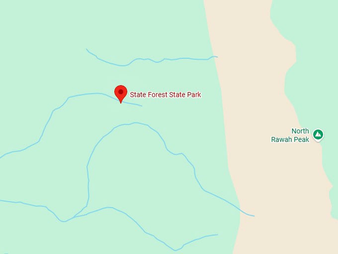 16. state forest state park map
