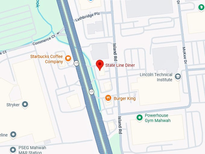 16. state line diner map