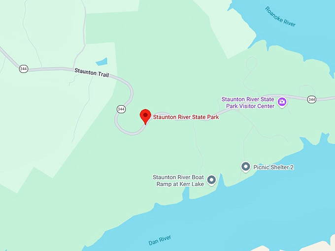 16. staunton river state park map