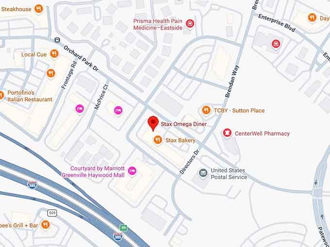 16. stax omega diner map