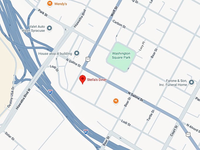 16. stella's diner map