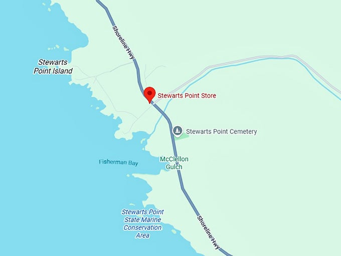 16. stewarts point store map