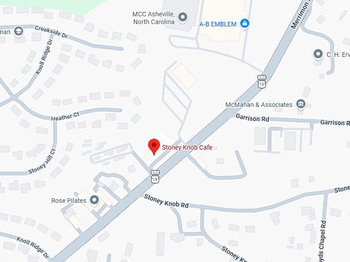 16. stoney knob cafe map