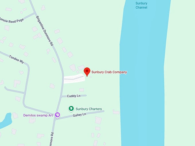 16. sunbury crab company map