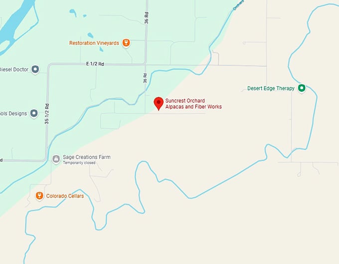 16. suncrest orchard alpacas and fiber works map