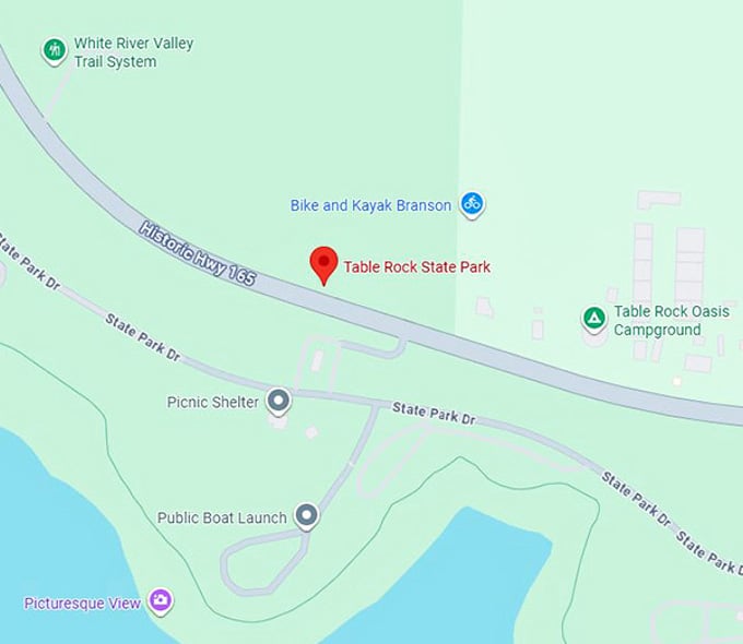 16. table rock state park map