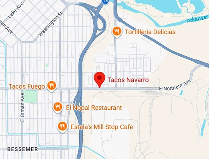 16. tacos navarro map