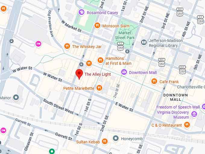 16. the alley light map