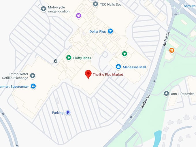 16. the big flea market map