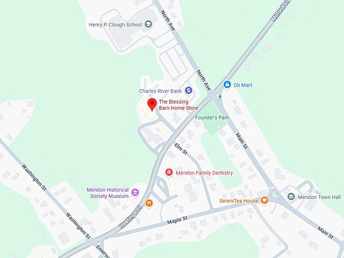 16. the blessing barn home store map