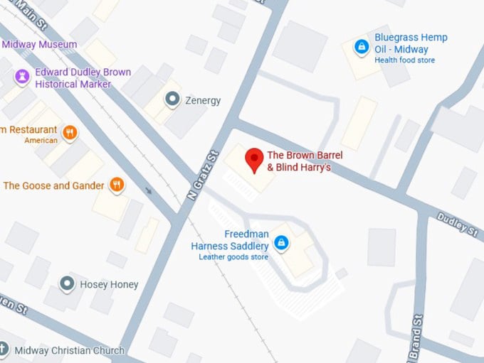 16. the brown barrel & blind harry's map