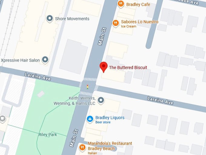 16. the buttered biscuit's map