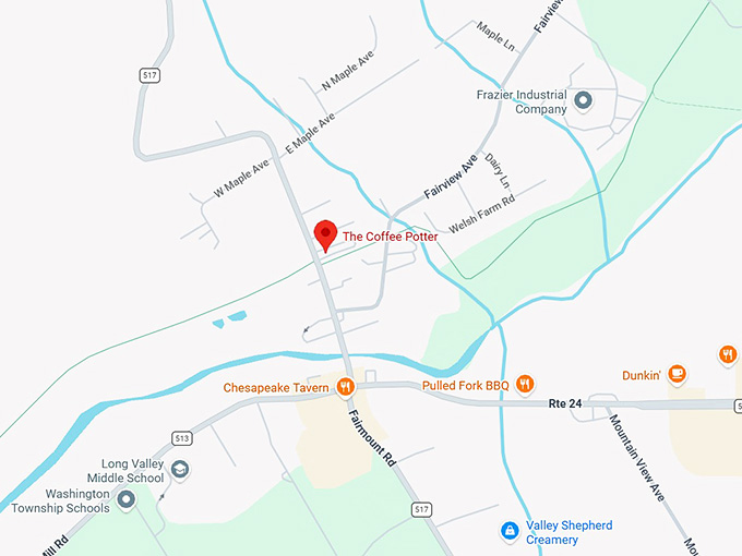 16. the coffee potter map