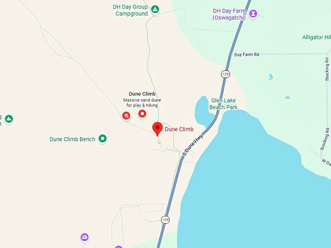16. the dune climb trail map