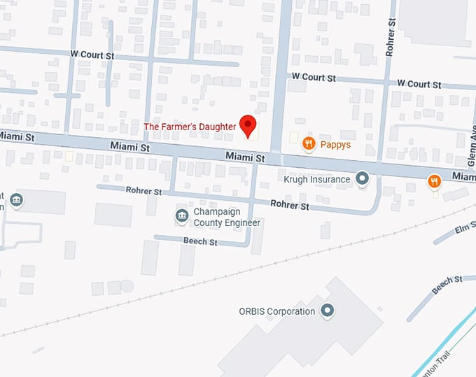 16. the farmer's daughter map