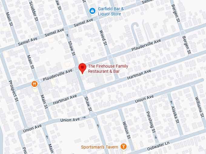 16. the firehouse family restaurant & bar map