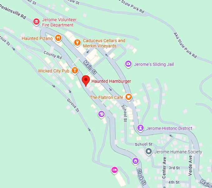 16. the haunted hamburger map