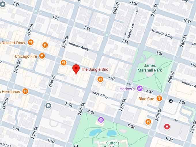 16. the jungle bird map