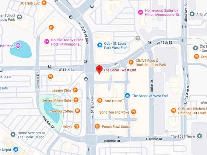 16. the local west end map