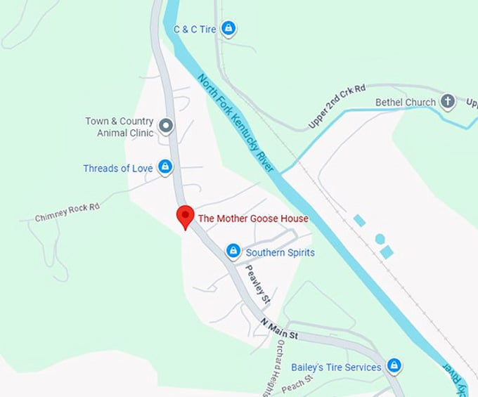 16. the mother goose house map