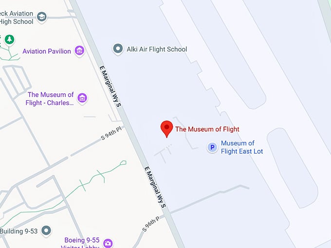 16. the museum of flight map