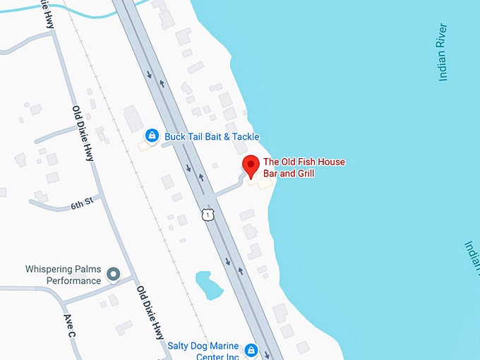 16. the old fish house bar and grill map